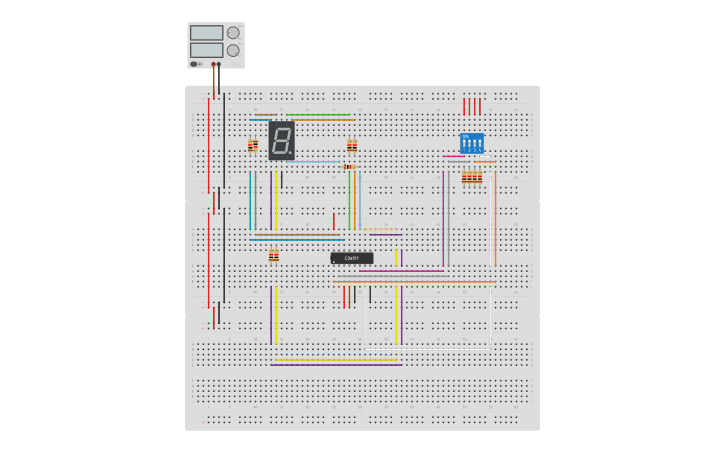 Circuit design 4511練習 - Tinkercad