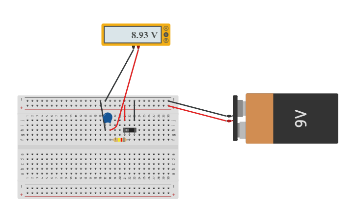 Circuit design Temporizador | Tinkercad