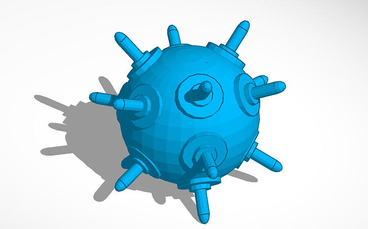 3D design Sea Mine - Tinkercad