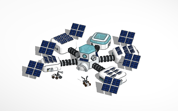 3D design Moon Camp Discovery - Tinkercad