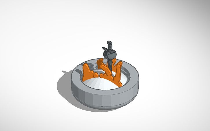 3D design Bonfire - Tinkercad