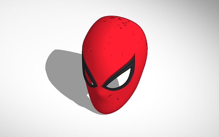 3D design Spiderman Mask - Tinkercad