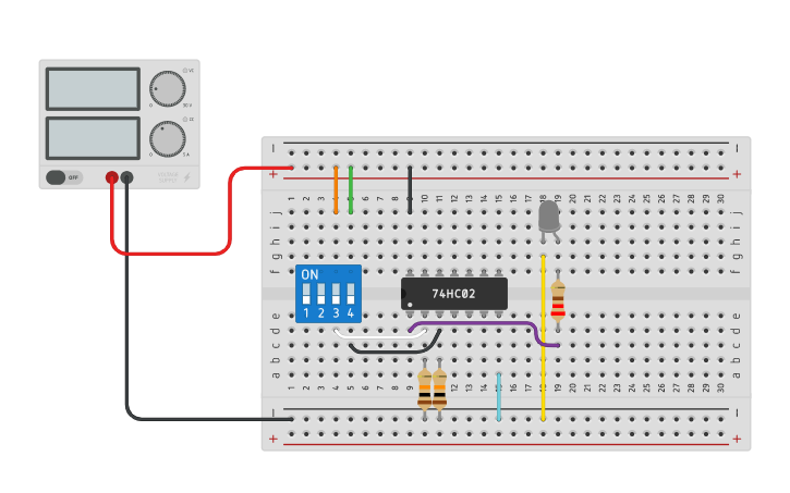 Circuit design Circuito Clase | Tinkercad