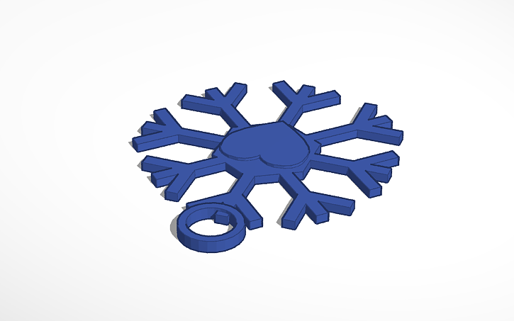 3D design AB Snowflake | Tinkercad