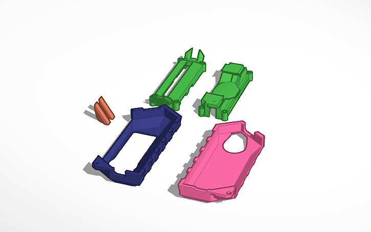 3D design Flipper Zero Hard Case Set - Tinkercad