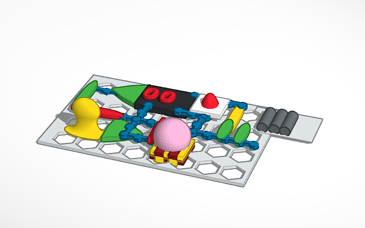 3D design Snap Circuit - Tinkercad