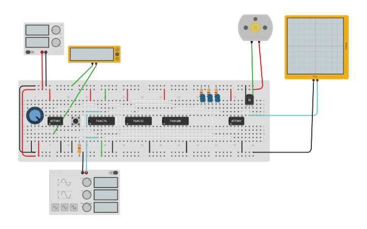 Circuit design Ejercicio 3 | Tinkercad
