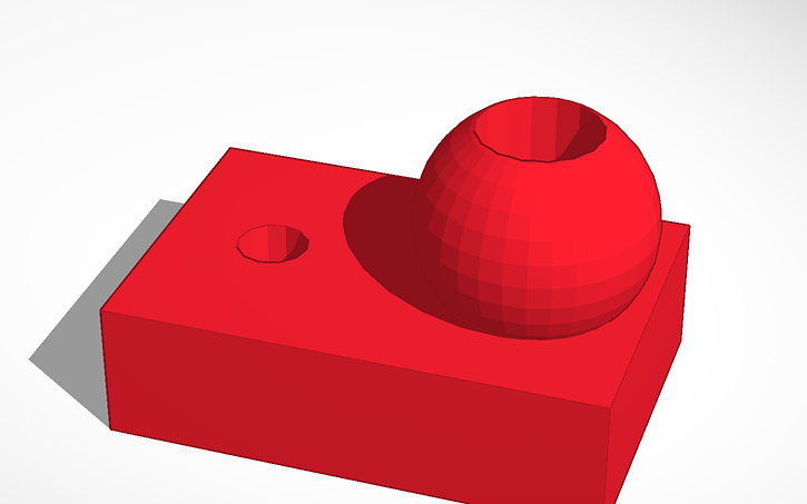 3D design Cardan Joint Effector Mount for Rostock Max v2 - Tinkercad