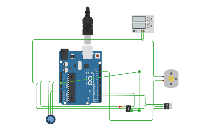 Circuit Design Bonilla Practica 1 Tinkercad