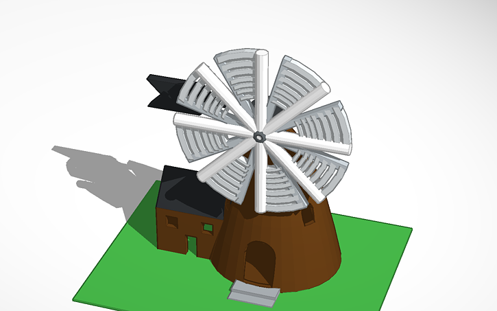 3D design Windmill - Tinkercad