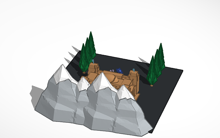 3D design Mercedes 300sl infront of Reichstag | Tinkercad