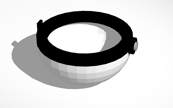 3D design Final Pokeball Bottom - Kyle | Tinkercad