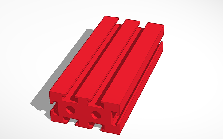 3D design Aluprofil B Nut 8 30x60 - Tinkercad
