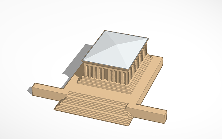 3D design Anıtkabir | Tinkercad