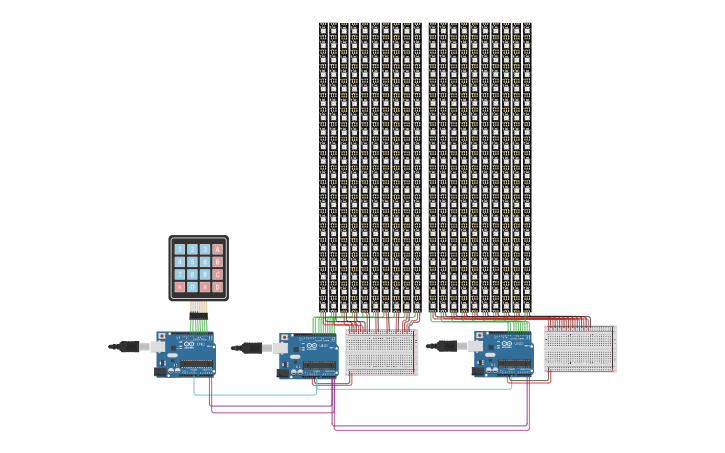 Circuit design Cubo Led v2 | Tinkercad