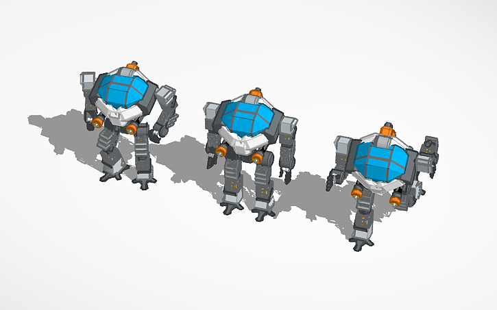 3D design (Mecha suit) Grade level: standard - Tinkercad