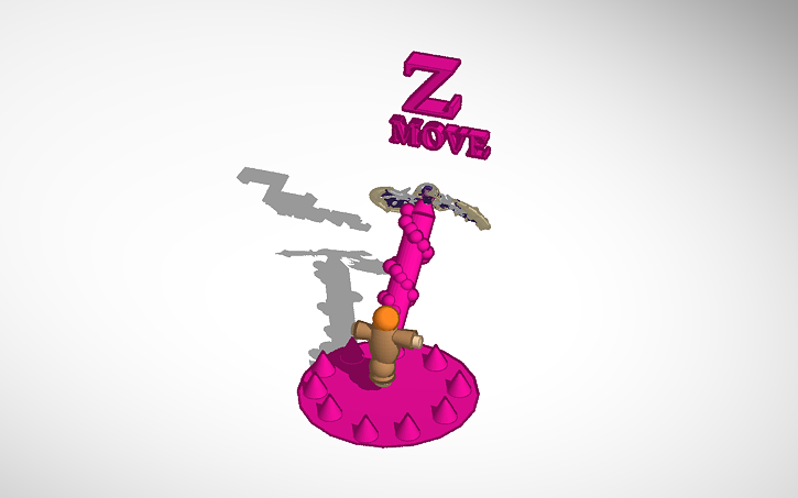 3D design Lunala's Z-move | Tinkercad