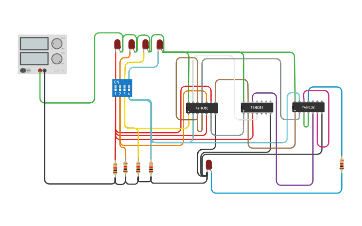 Circuit design Diagrama7 | Tinkercad