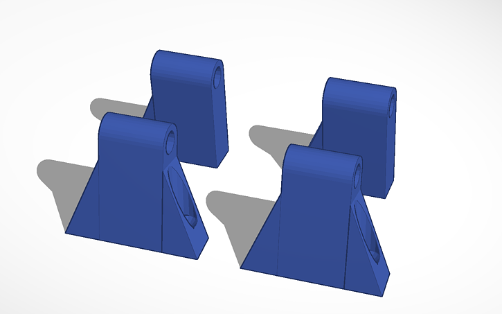 3D design Complete LS2 coil mounts tilted 7 degrees | Tinkercad