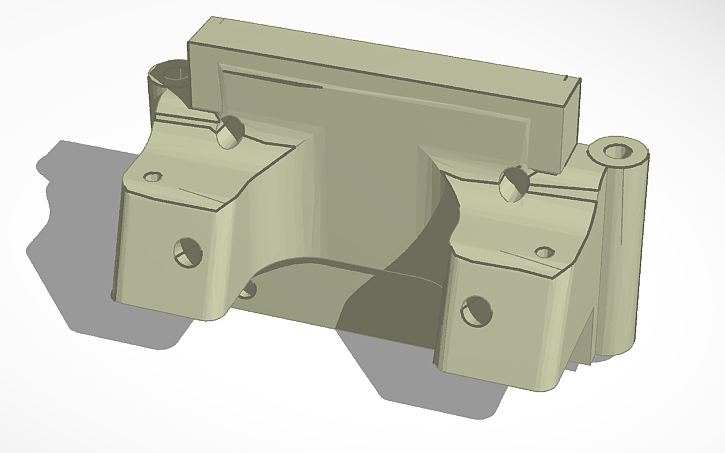 3D design Losi Bulkhead - Tinkercad