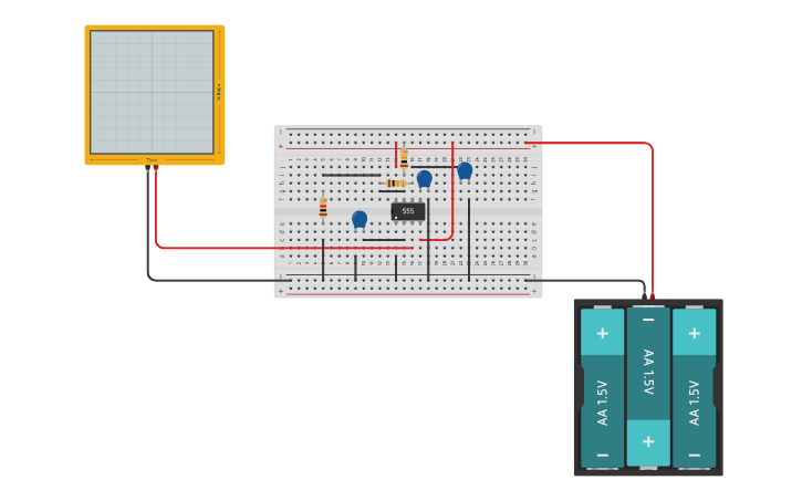 Circuit design Circuit debugging - Tinkercad