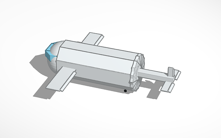 3D design A simple plane. - Tinkercad