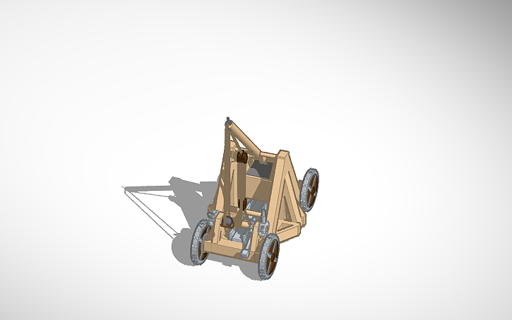3D design medieval trebuchet | Tinkercad
