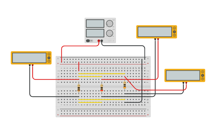 Circuit Design Lab Work 2a Parallel Circuit Voltage Tinkercad