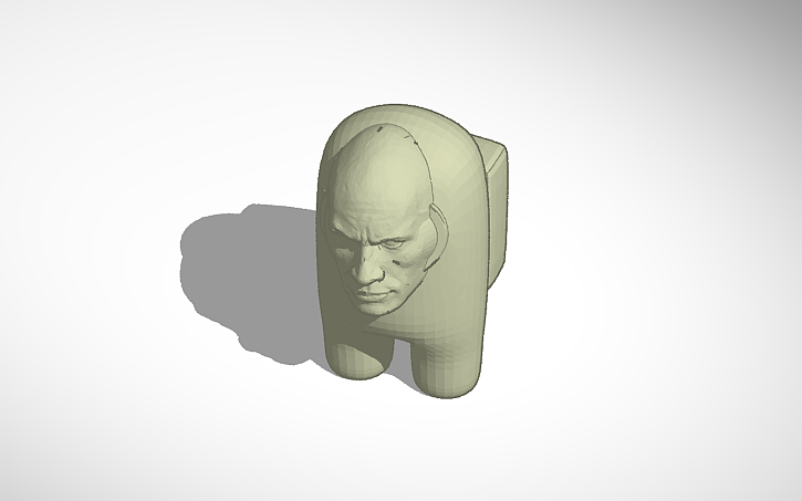 3D design among us rock - Tinkercad
