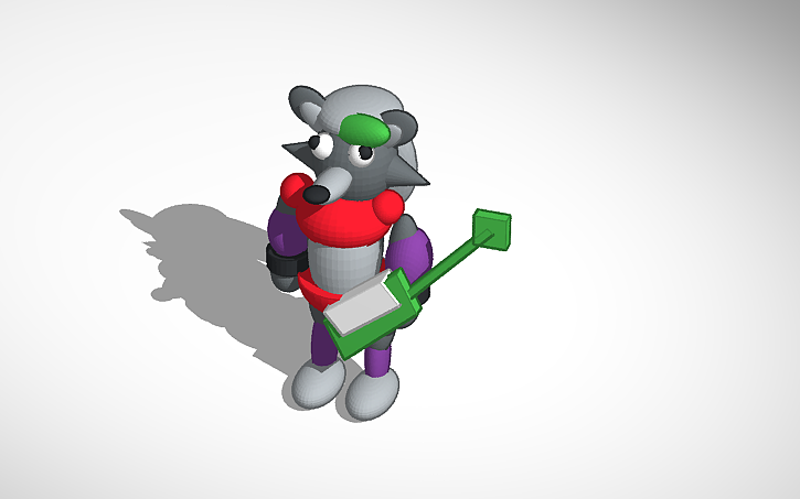 3D design aroxyk Animatronics - Tinkercad