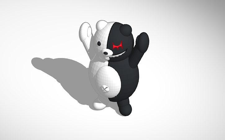 3D design Monokuma (Figure) - Tinkercad