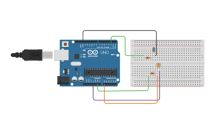 Circuit Design Analog Input Output Tinkercad 3570