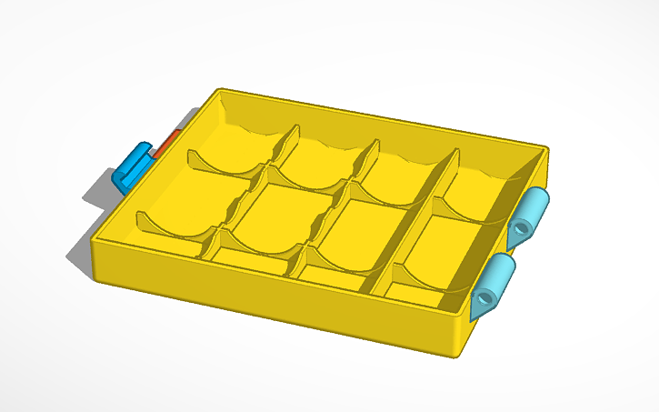 3D design AAx4-AAAx4+AA Battery Holder - Tinkercad