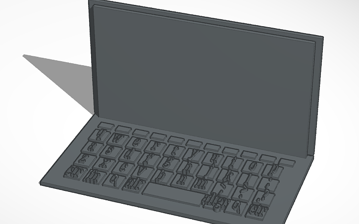 3D design laptop - Tinkercad