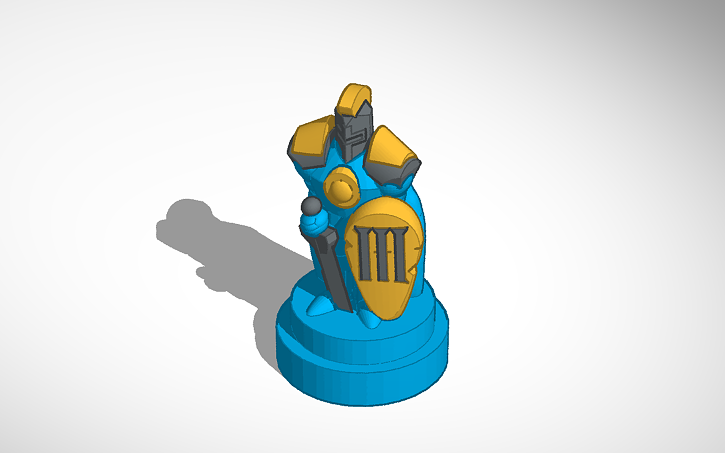 3D design knight III | Tinkercad