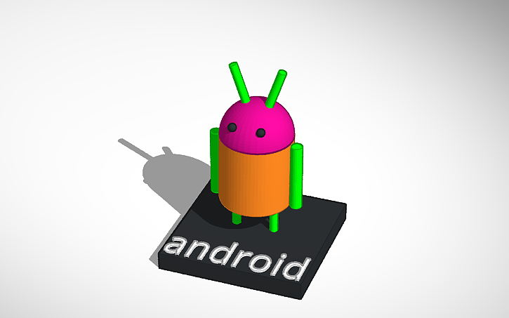 3D design 3D android 3 | Tinkercad