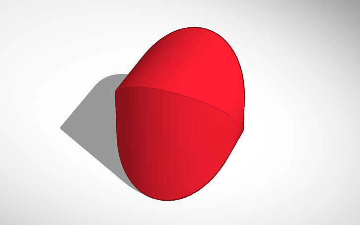 3D design Bicylinder Steinmetz Solid by Bluecheese | Tinkercad