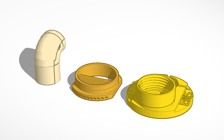 3D design Scott 40mm Adapter (ver 3) - Tinkercad