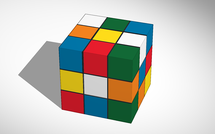 3D design Michael's Rubiks Cube - Tinkercad