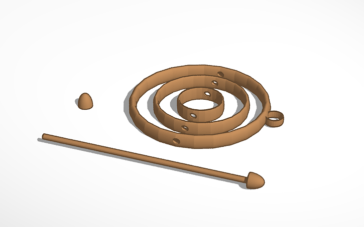 3D design Time-Turner - Tinkercad