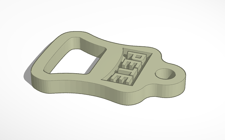 3D design Pete Buttigieg Bottle Opener | Tinkercad