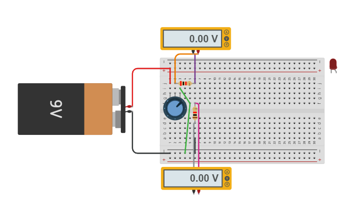 Circuit Design Resistor Diode Circuit Tinkercad