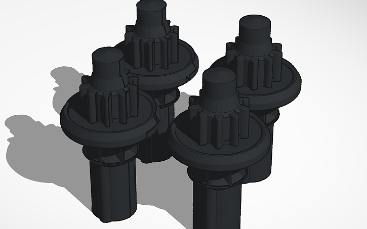 3D design Beyblade X Wedge bit - Tinkercad