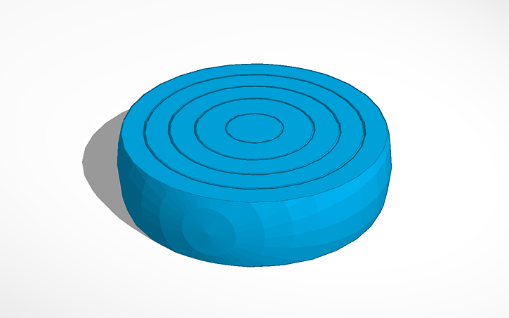 3d Design Rotating Rings Toy Flat Tinkercad