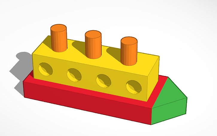 3D design MY BOAT | Tinkercad