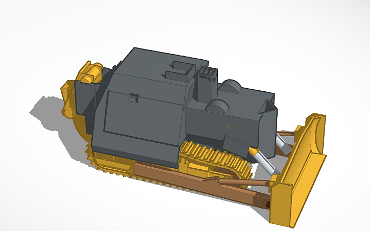 3D design killdozer - Tinkercad
