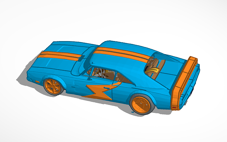 3d Design Dodge Charger Drift Car Tinkercad 