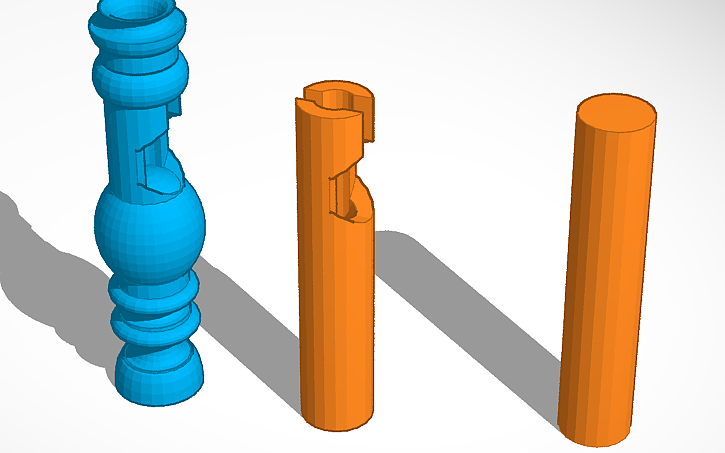 3D design wand handle | Tinkercad