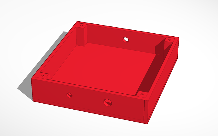 3D design Amplifier Case - Tinkercad