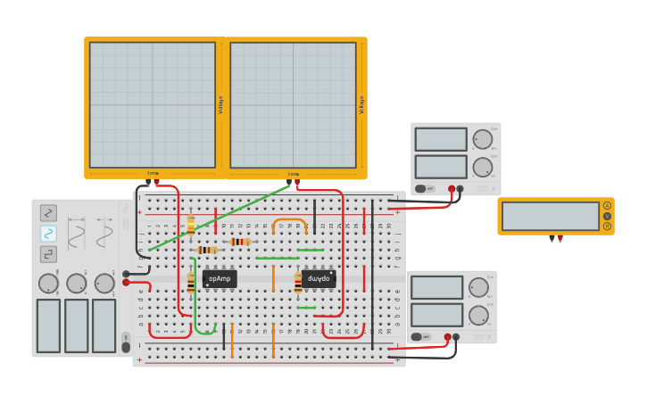 Circuit design Módulo Ajuste de Offset - Tinkercad